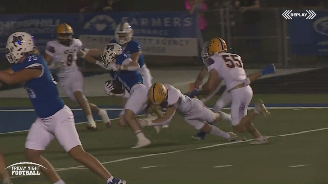Gunter opens up Friday Night Football game with touchdown | wfaa.com