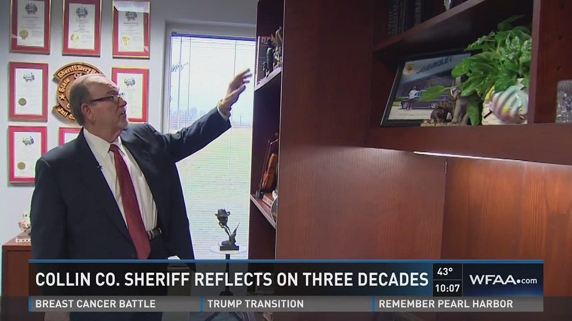 Collin Co. sheriff reflects on three decades | wfaa.com