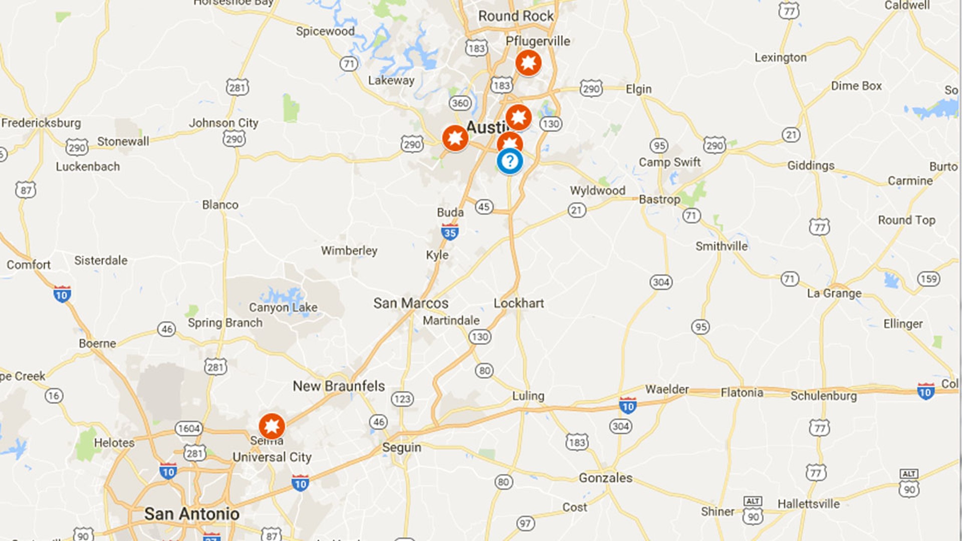 Interactive Map: Texas explosions | wfaa.com