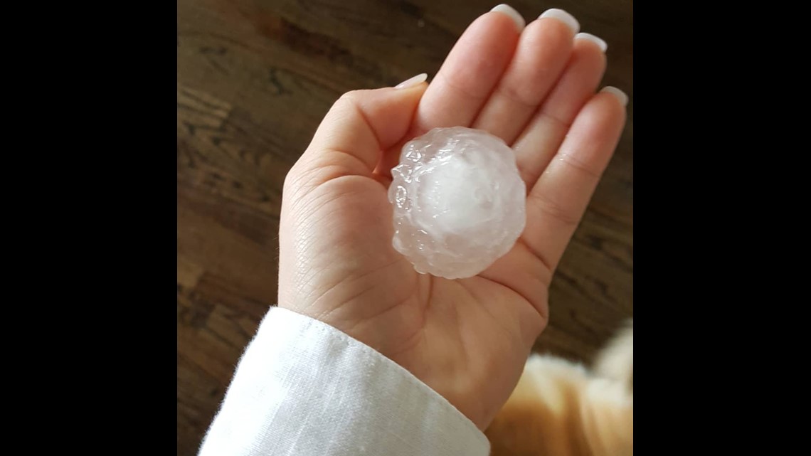 PHOTOS: Cold front brings large hail, severe storms to North Texas ...