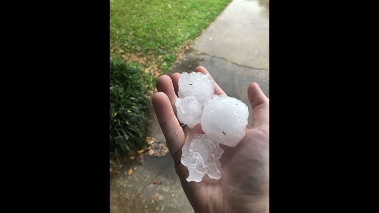 PHOTOS: Cold front brings large hail, severe storms to North Texas ...