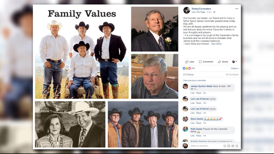 Cavender's Boot City founder James Cavender passes away | wfaa.com