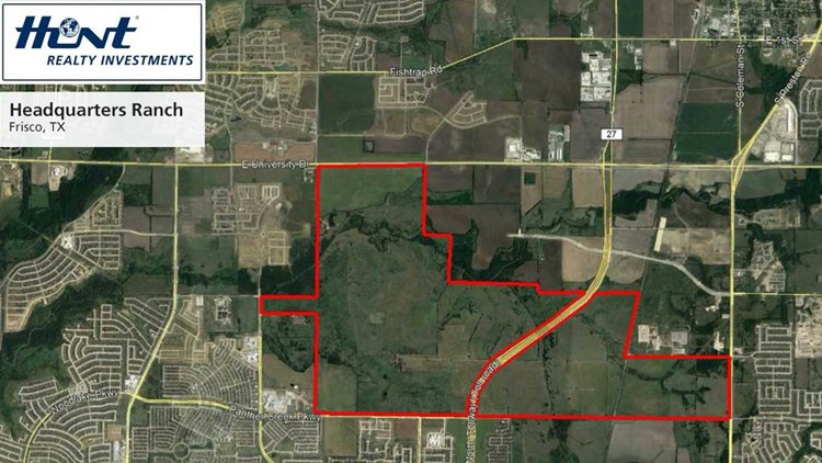 Hunt Realty buys 2,500-acre ranch in Frisco for massive development ...