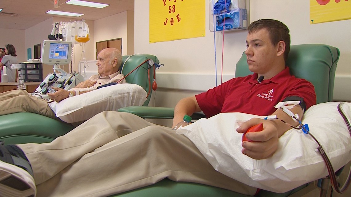 North Texas teen donates more than 8 gallons of blood, setting age ...