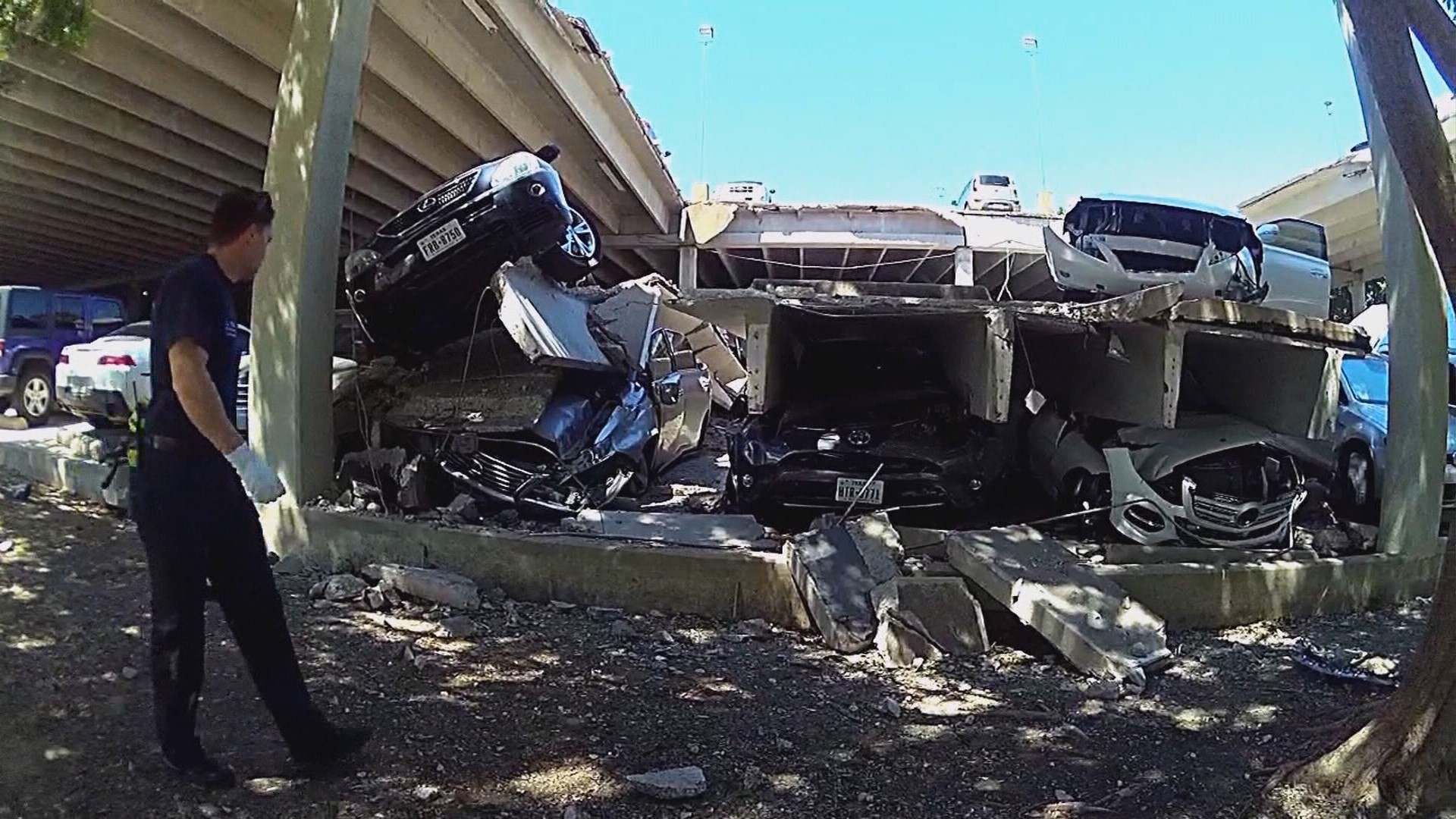 Weeks after garage collapse, owners frustrated after vehicles remain in ...