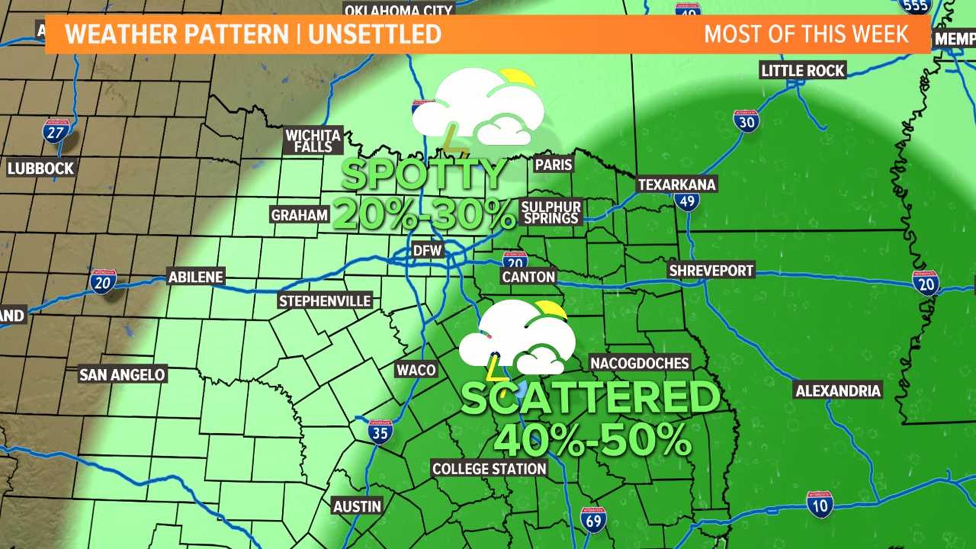 A taste of fall is in the air! A look at the week's forecast across ...
