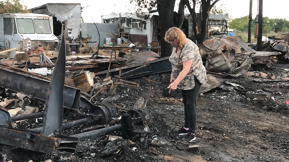 Fire destroys Crowley grandmother's home; she has no insurance | wfaa.com