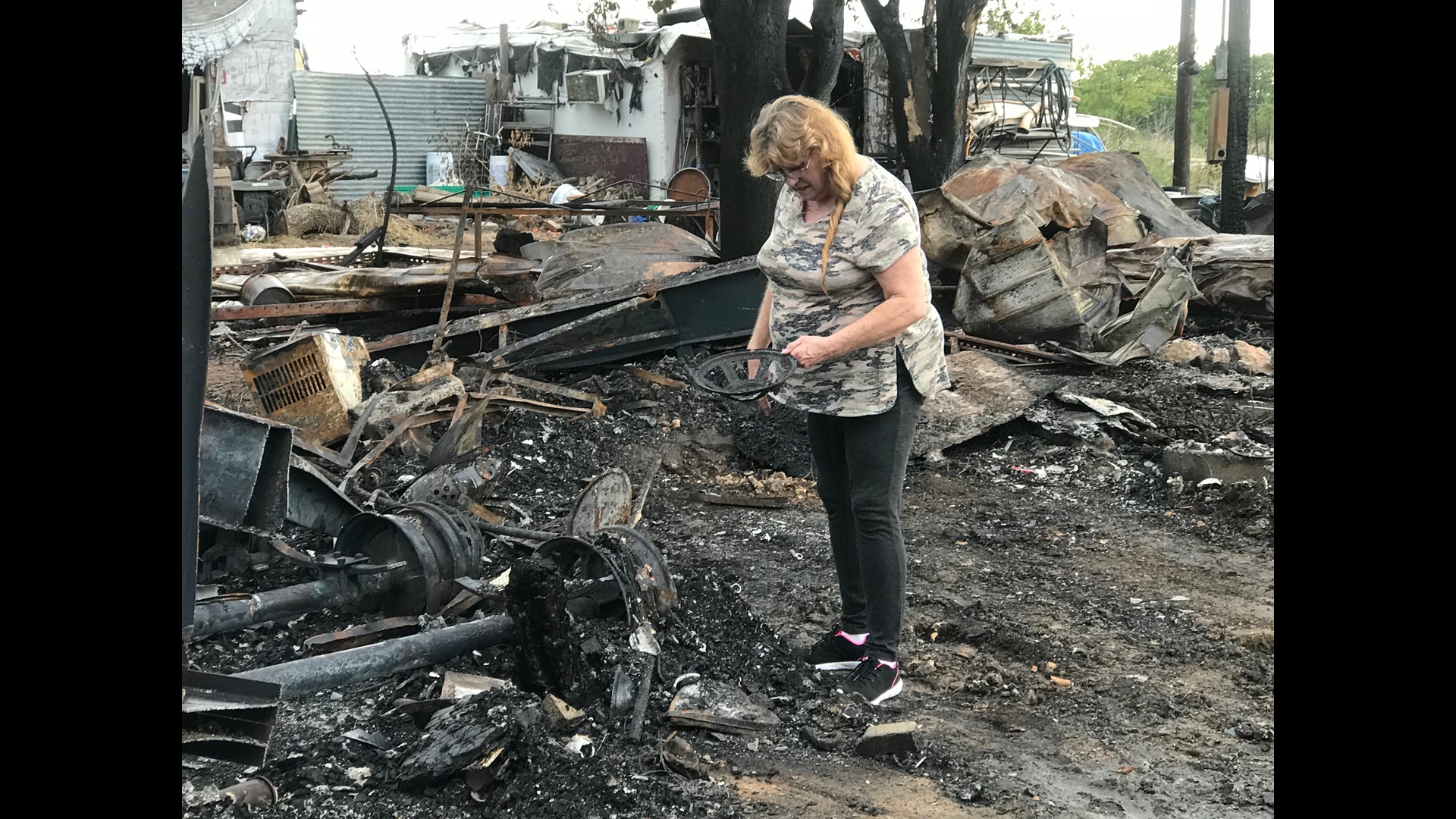 Fire destroys Crowley grandmother's home; she has no insurance | wfaa.com