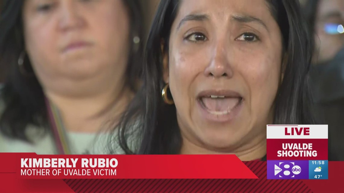 Uvalde mom Kimberly Rubio reacts to DOJ school shooting report | wfaa.com