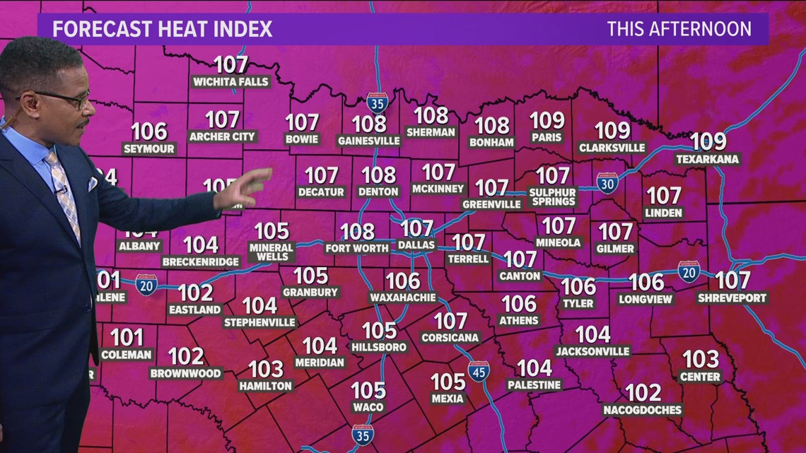 DFW weather: Full weekend heat forecast | wfaa.com