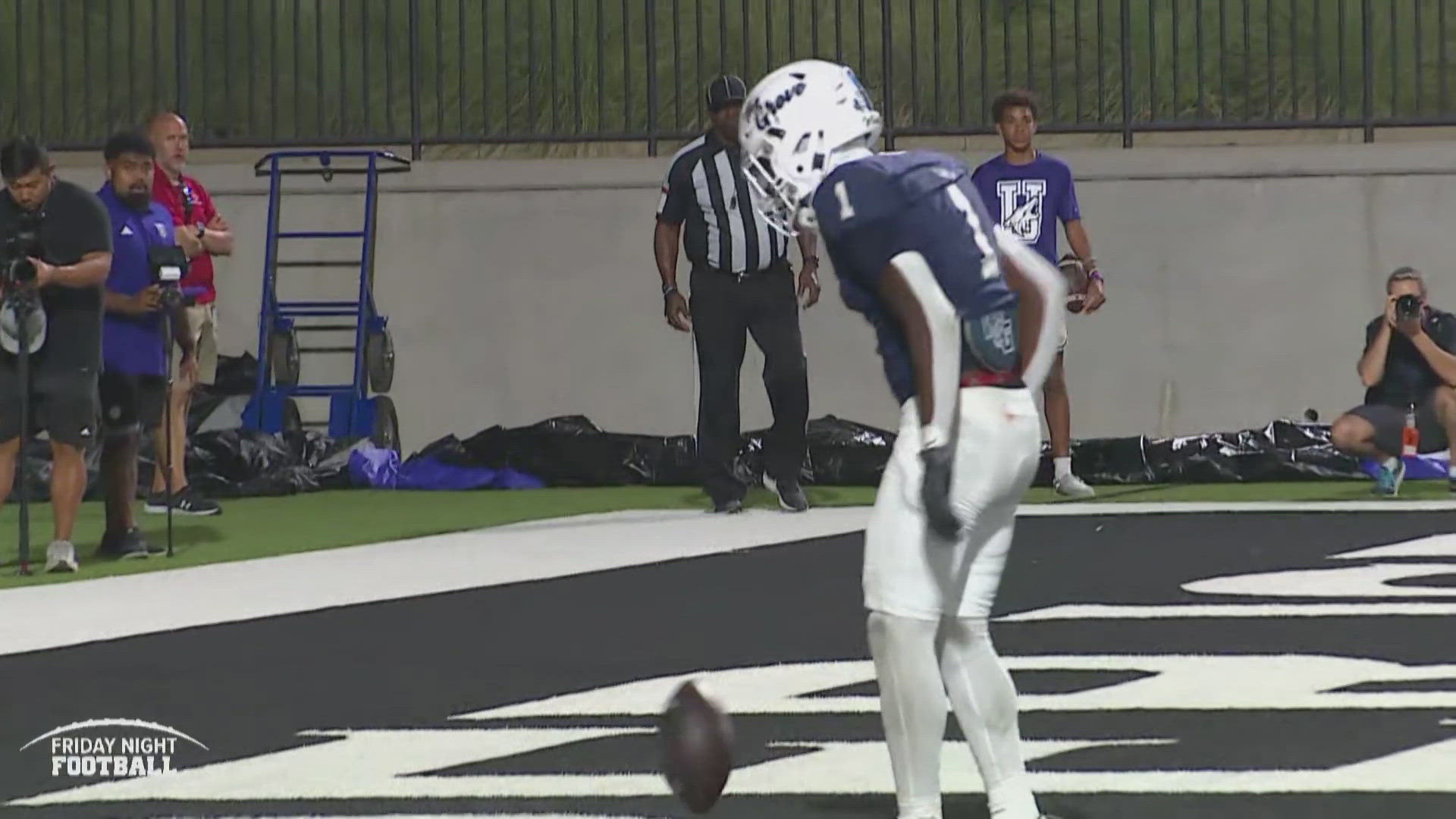 Cameron Newton barrels into the endzone for second TD of the night ...