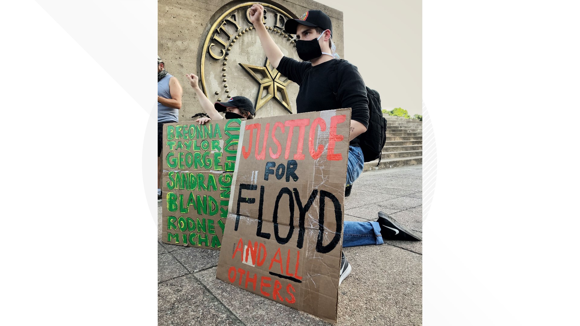 Live updates: Protesters gather in Dallas, Fort Worth on 7th day of ...