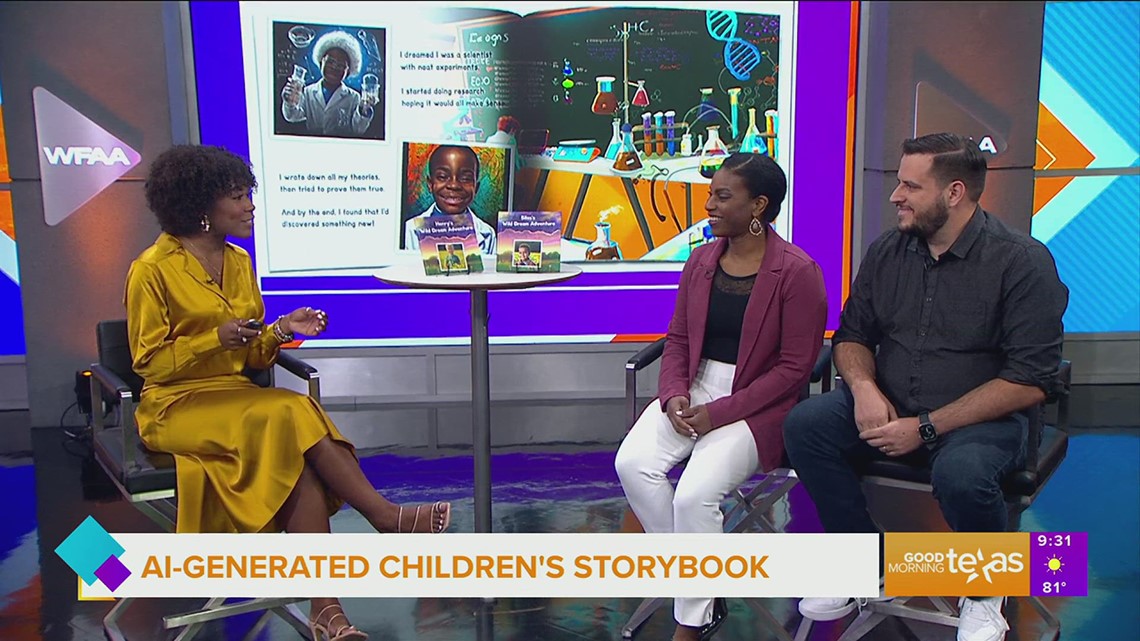 AI-generated Storybook Authors Keisha and Aaron Edwards | wfaa.com