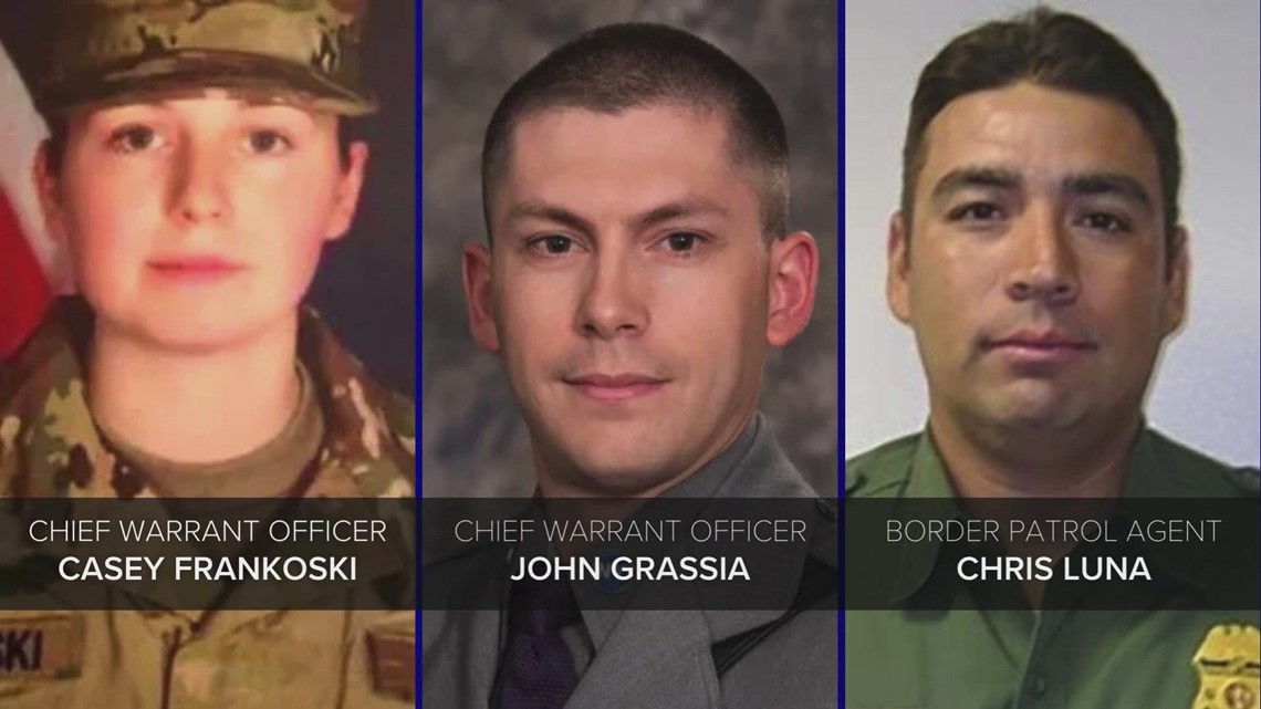 Texas helicopter crash: National Guard members, Border Patrol agent identified as victims killed ...