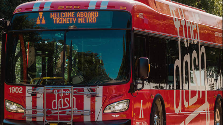 New electric bus service connects Fort Worth's entertainment districts ...