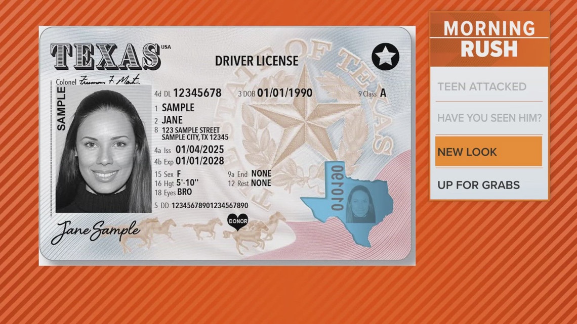 Texas drivers' licenses to receive a makeover | wfaa.com