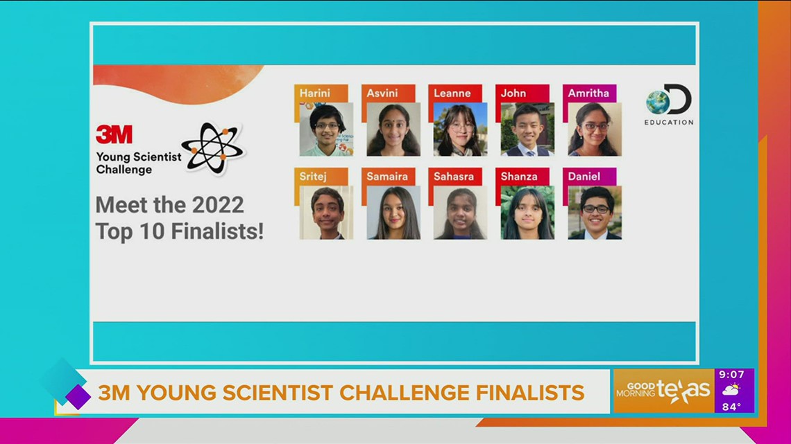 Meet 3M’s Young Scientist Challenge finalists | wfaa.com