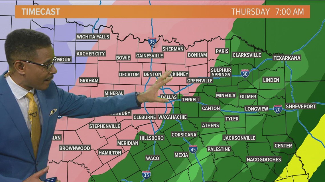 Weather forecast: Wintry precipitation expected this week | wfaa.com