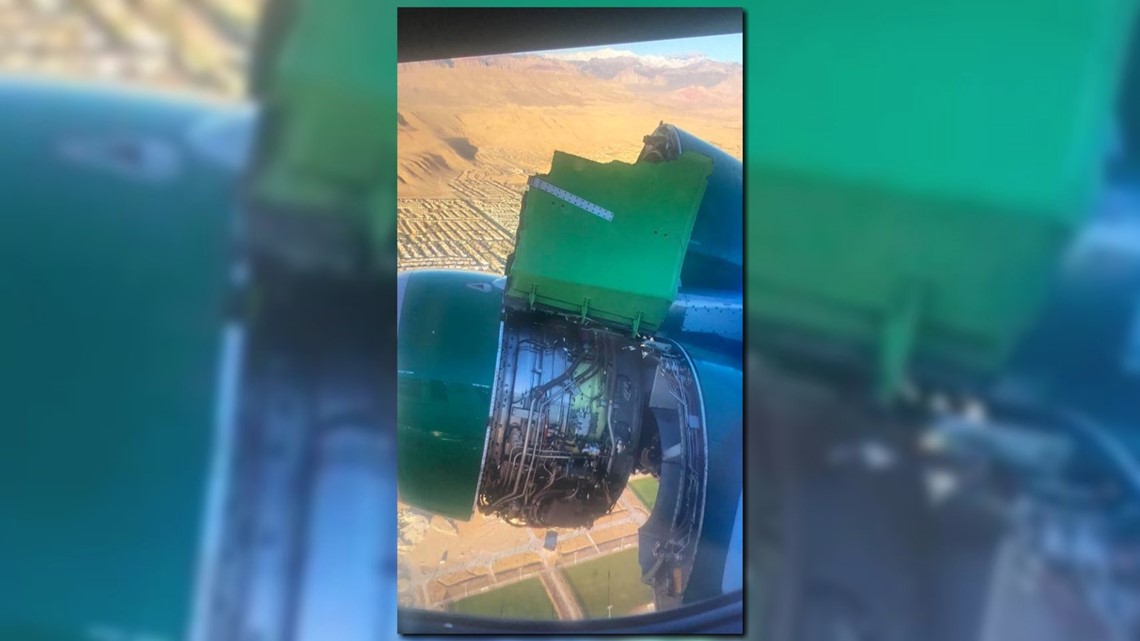 PHOTOS: Engine cover rips off Frontier Airlines flight from Las Vegas ...