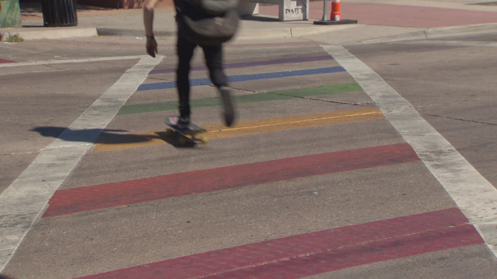 A rally is being held in Dallas to save rainbow crosswalks | wfaa.com