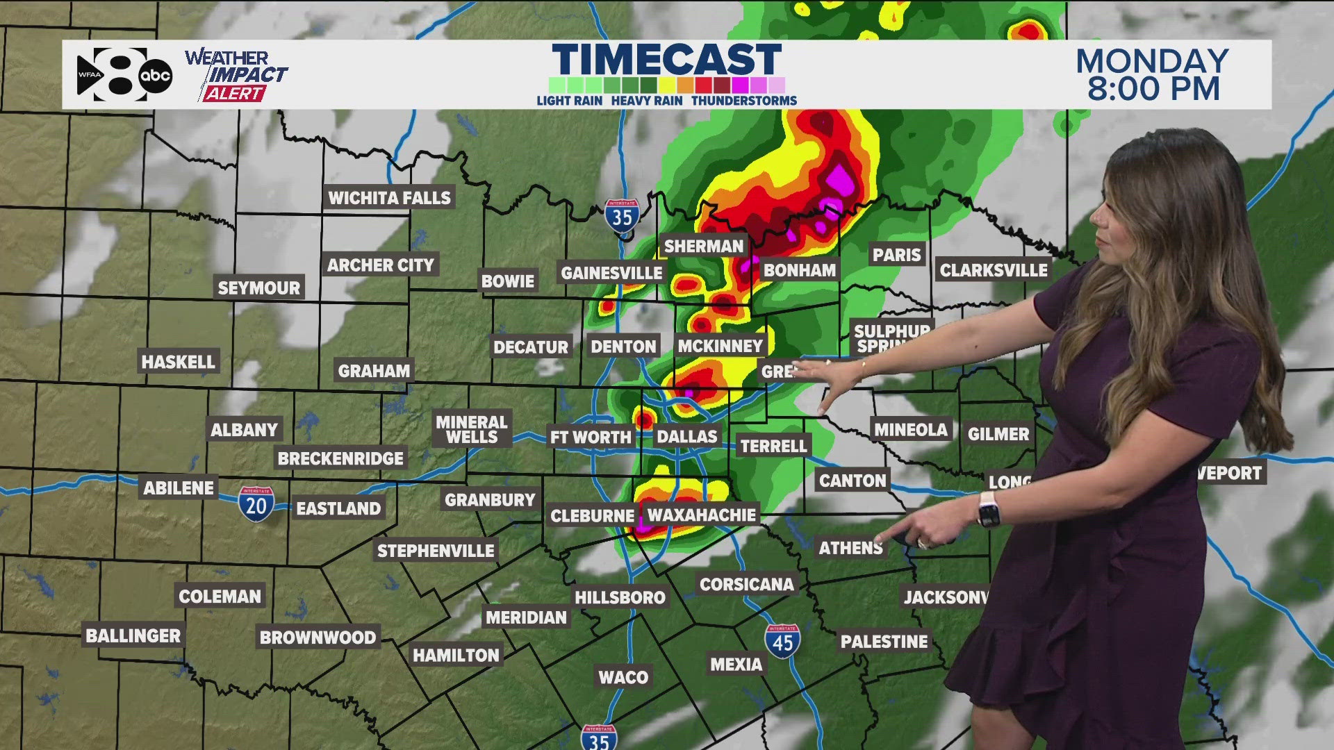 DFW Weather: WFAA Weather Alert Day forecast for Monday | wfaa.com