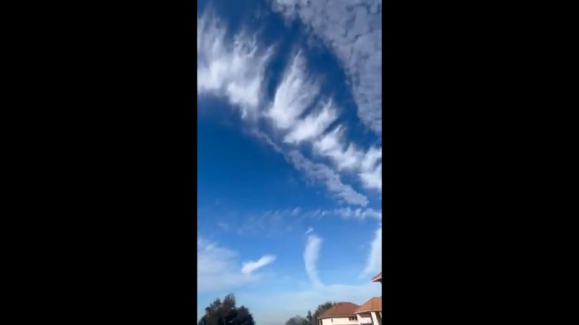 highly unusual cloud formation | wfaa.com