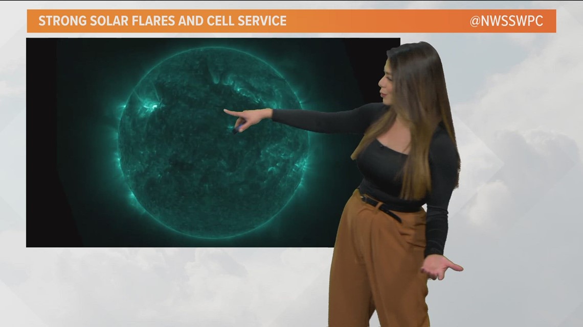 What are solar flares? Can they impact cell service? | wfaa.com