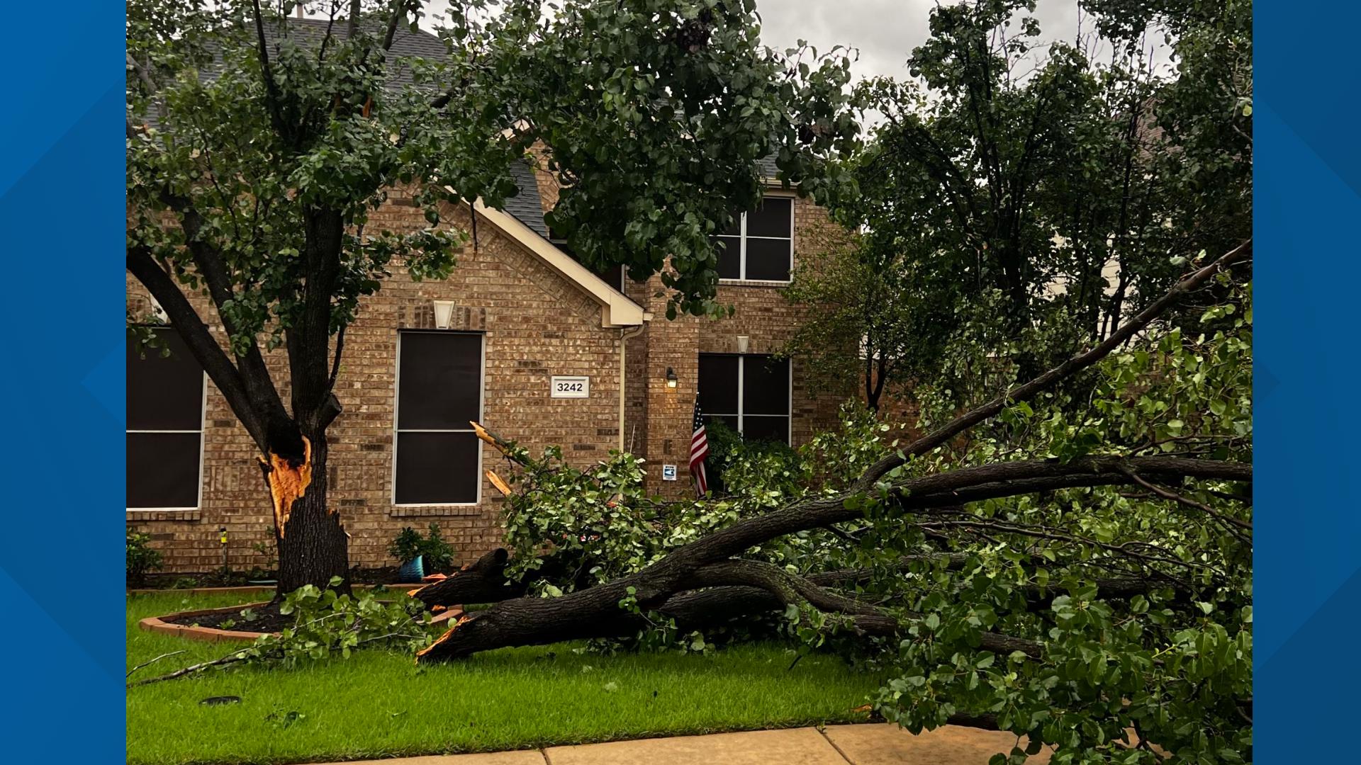DFW severe storm damage after tornado warnings: Updates | wfaa.com