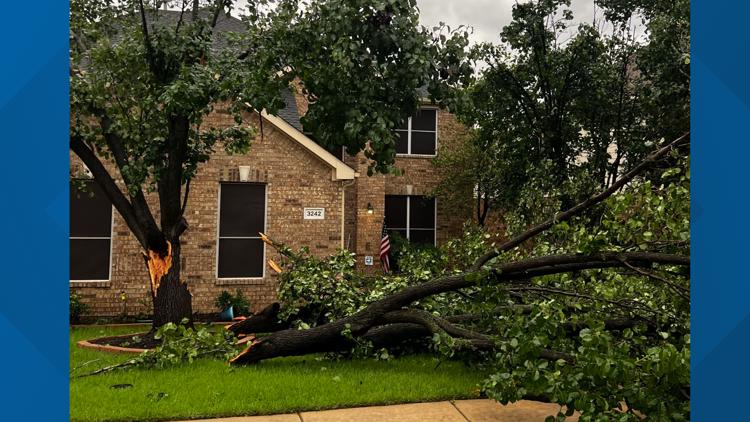 DFW severe storm damage after tornado warnings: Updates | wfaa.com