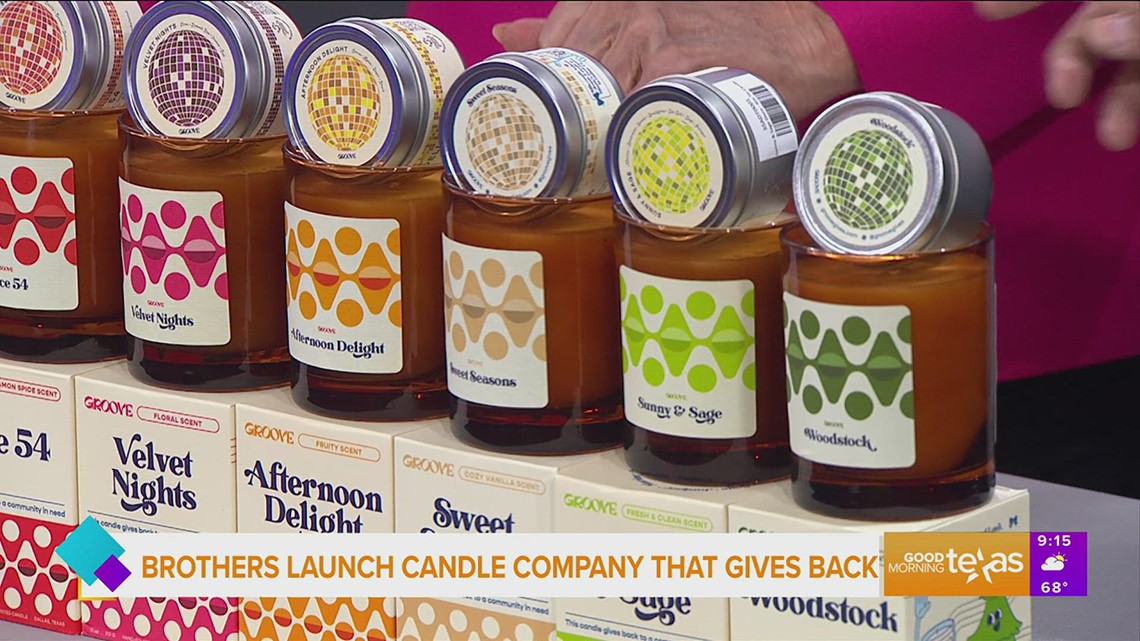 Brothers launch a candle company that gives back | wfaa.com