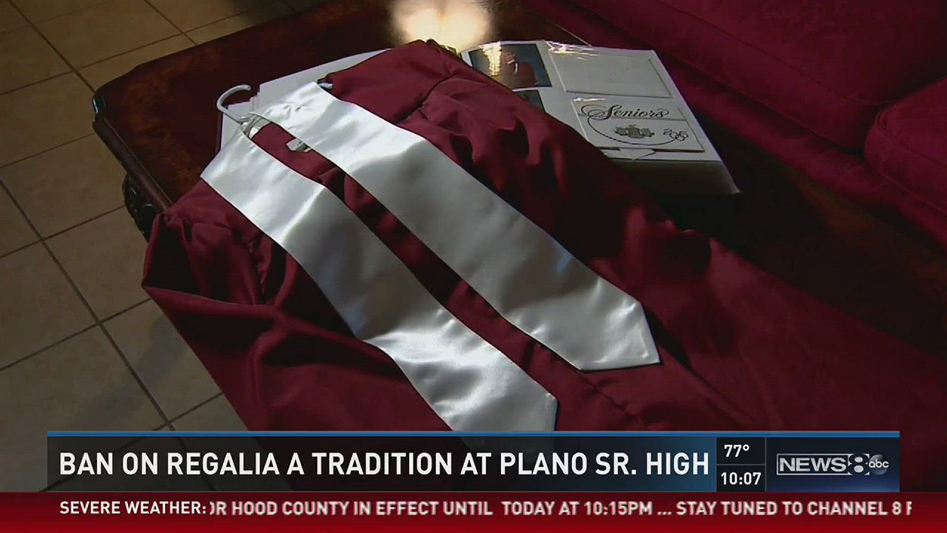 No NHS seal on stoles a Plano Senior High tradition | wfaa.com