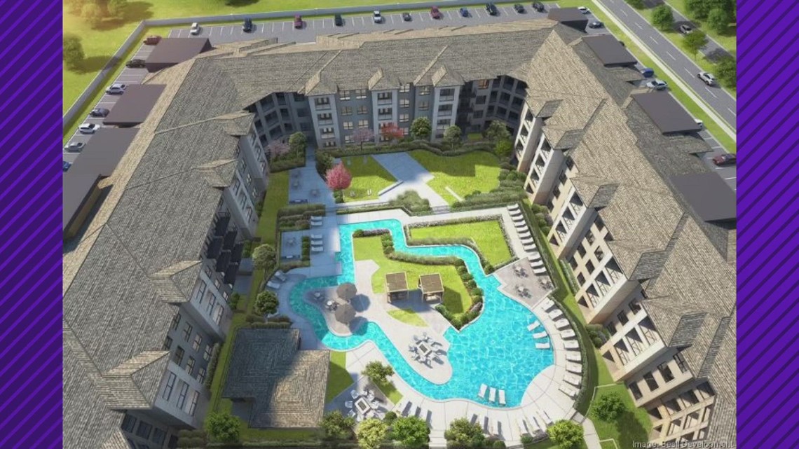 New Anna, TX, apartment complex features Texas-shaped pool | wfaa.com