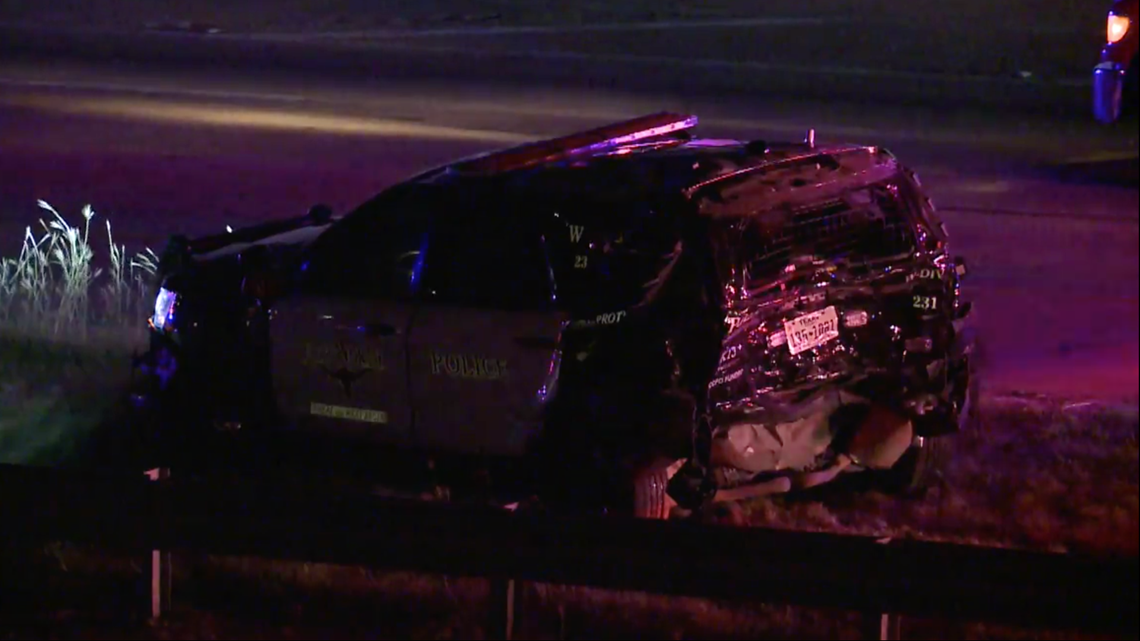 Fort Worth police unit struck while blocking traffic for separate ...