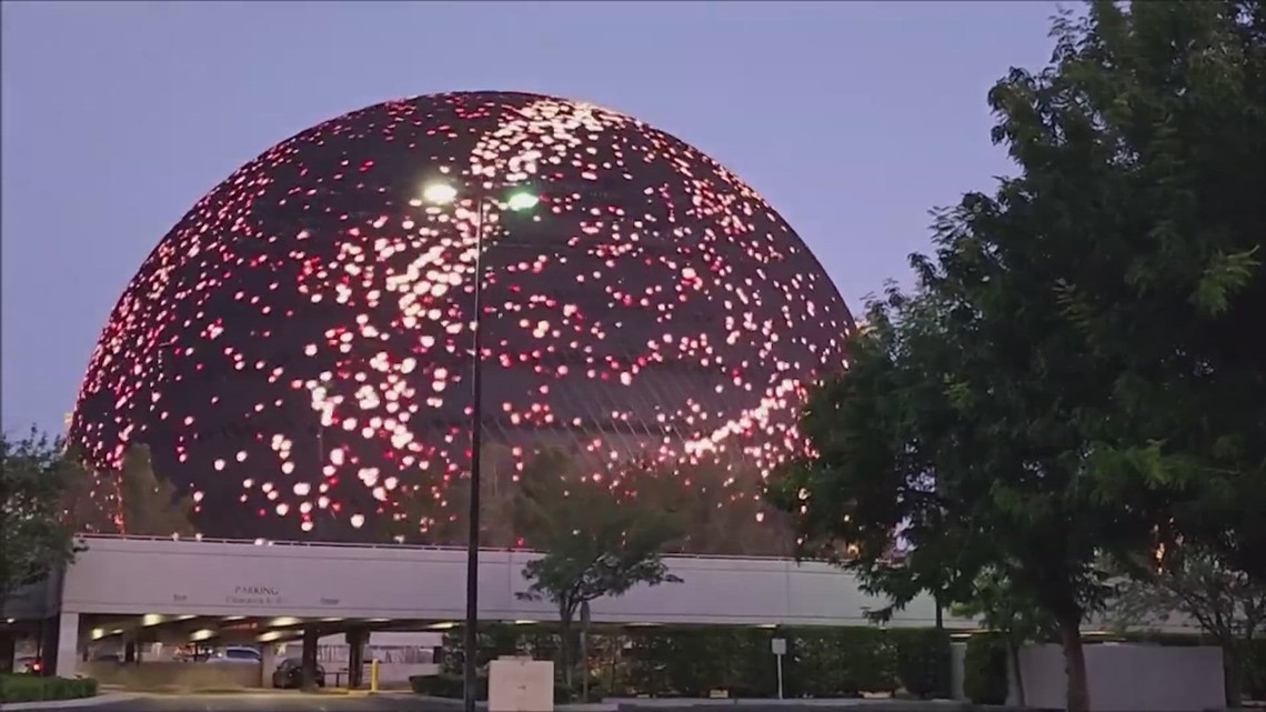 New Las Vegas 'Sphere' set to debut on 4th of July | wfaa.com