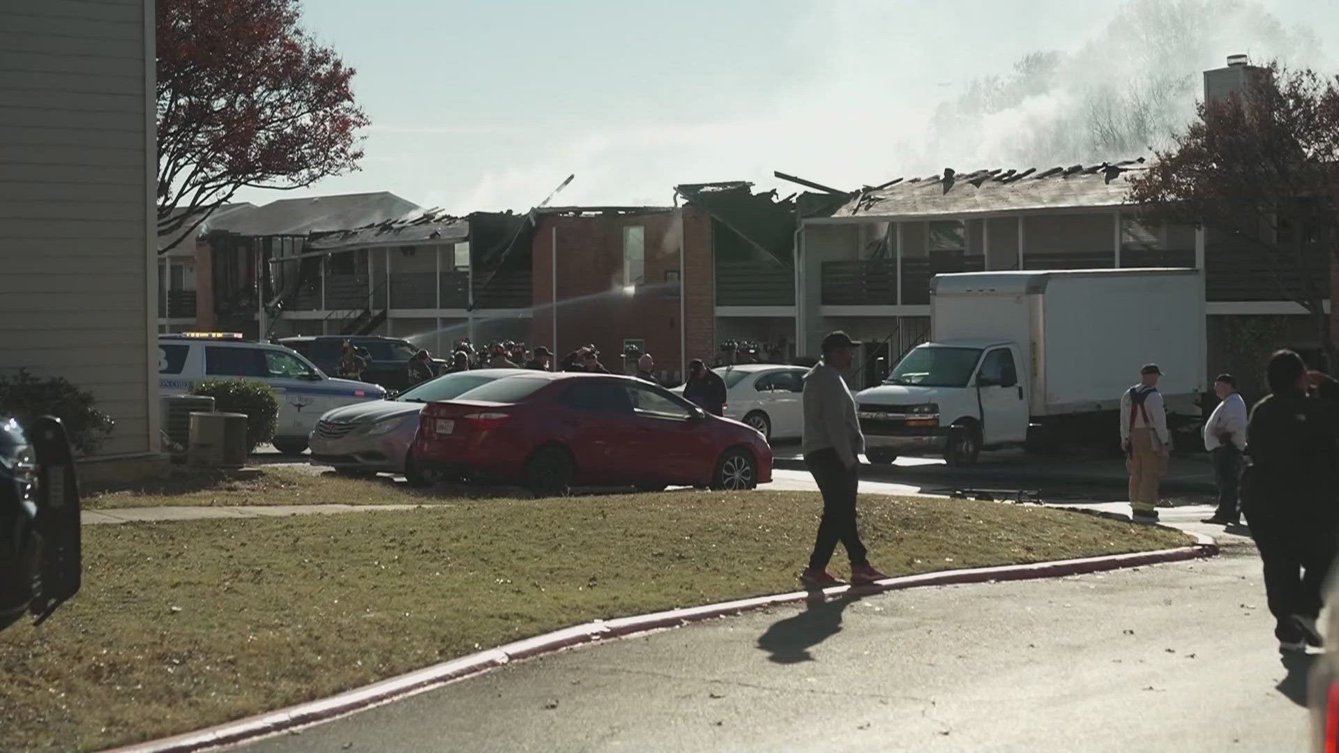 More than 40 people lost their homes in a fast-moving fire | wfaa.com