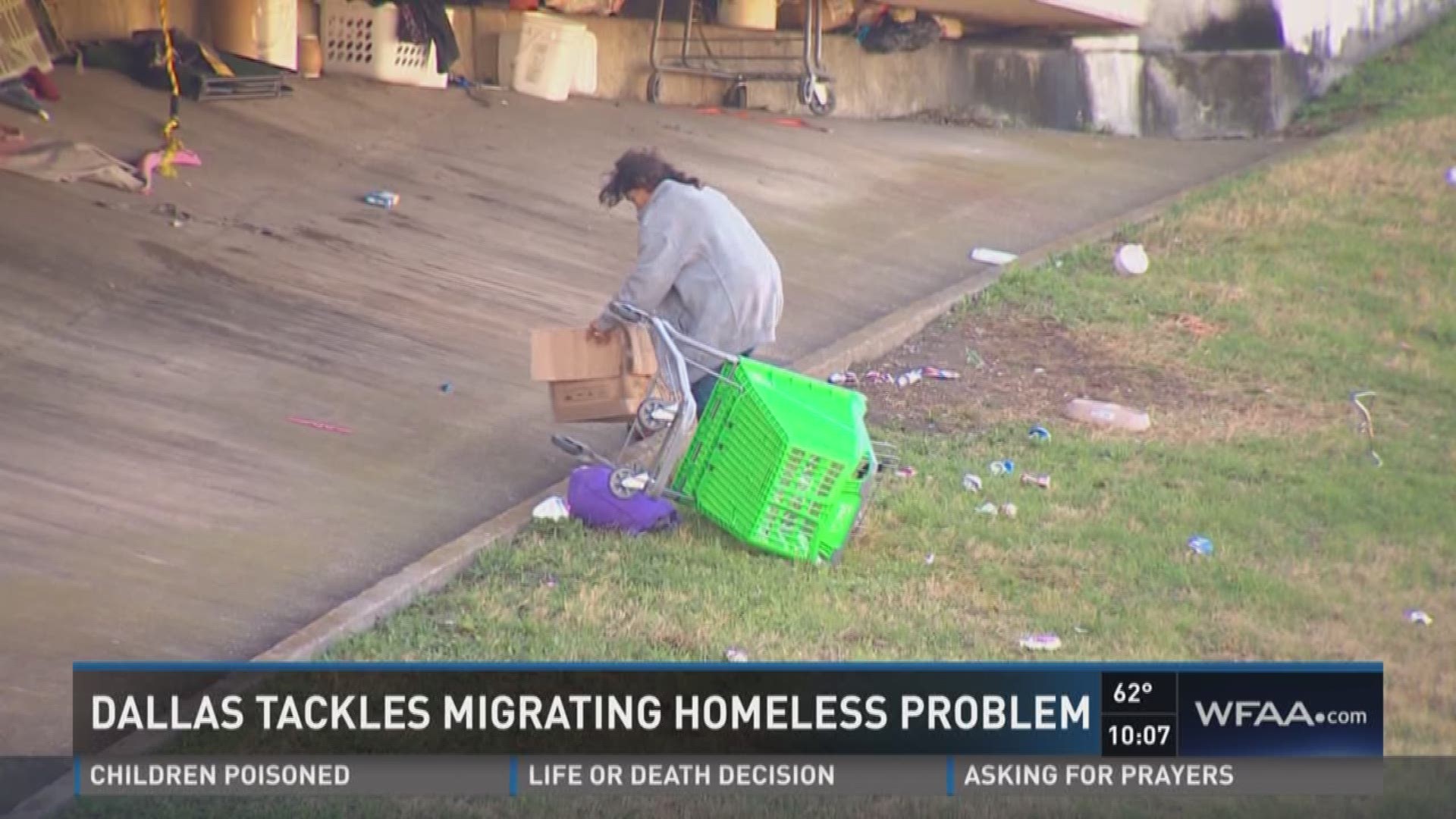 New homeless camps popping up in Dallas raise concerns | wfaa.com