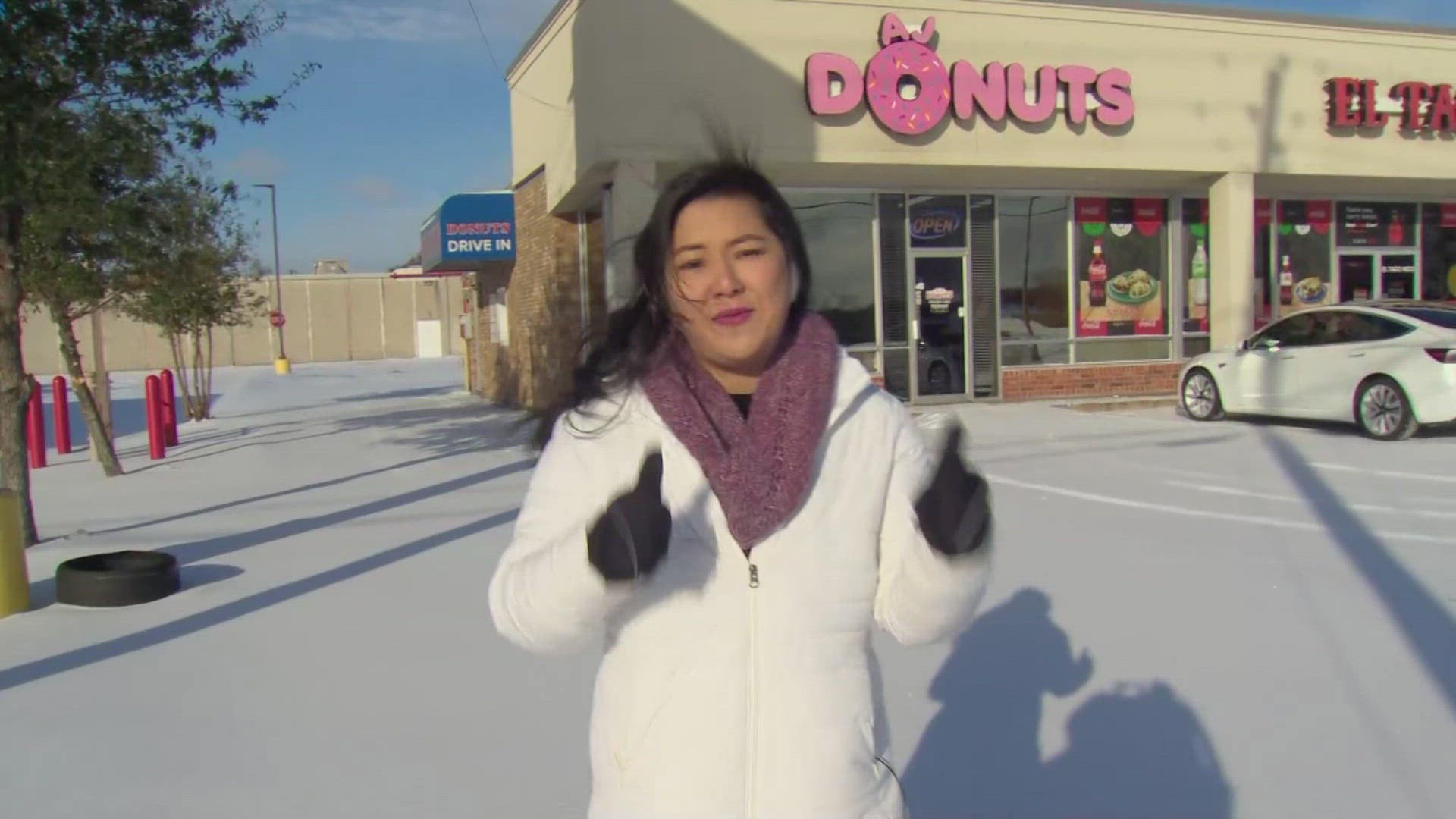 Denton Donut shop stays open despite wintry conditions | wfaa.com