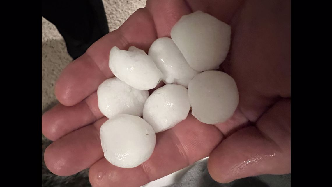 Large amounts of hail fall in parts of North Texas | wfaa.com