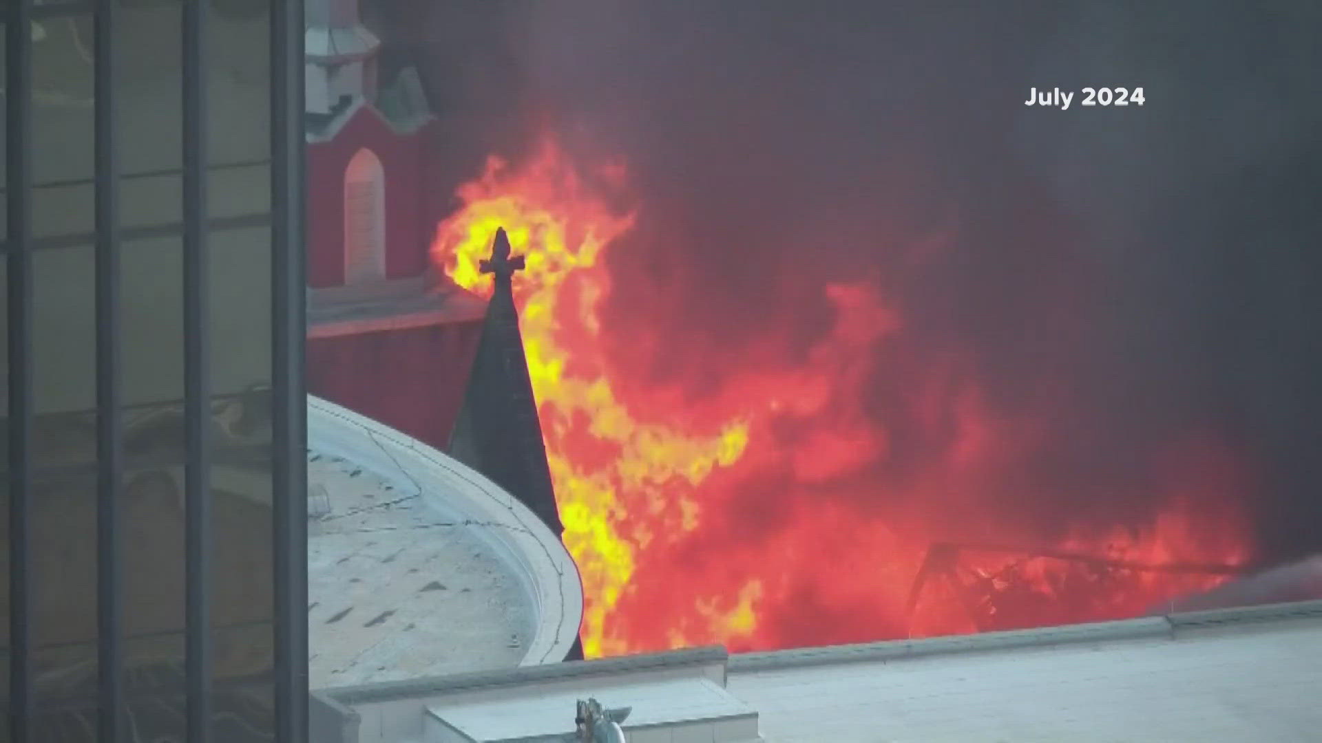 1 year after destructive fire, First Baptist Dallas says it needs ...