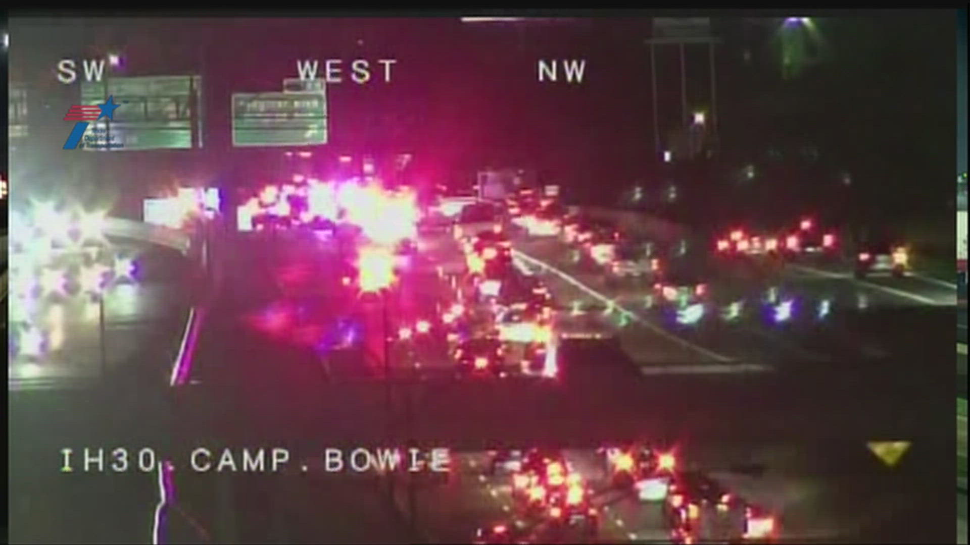 Fort Worth, Texas crash shuts down westbound I-30 | wfaa.com