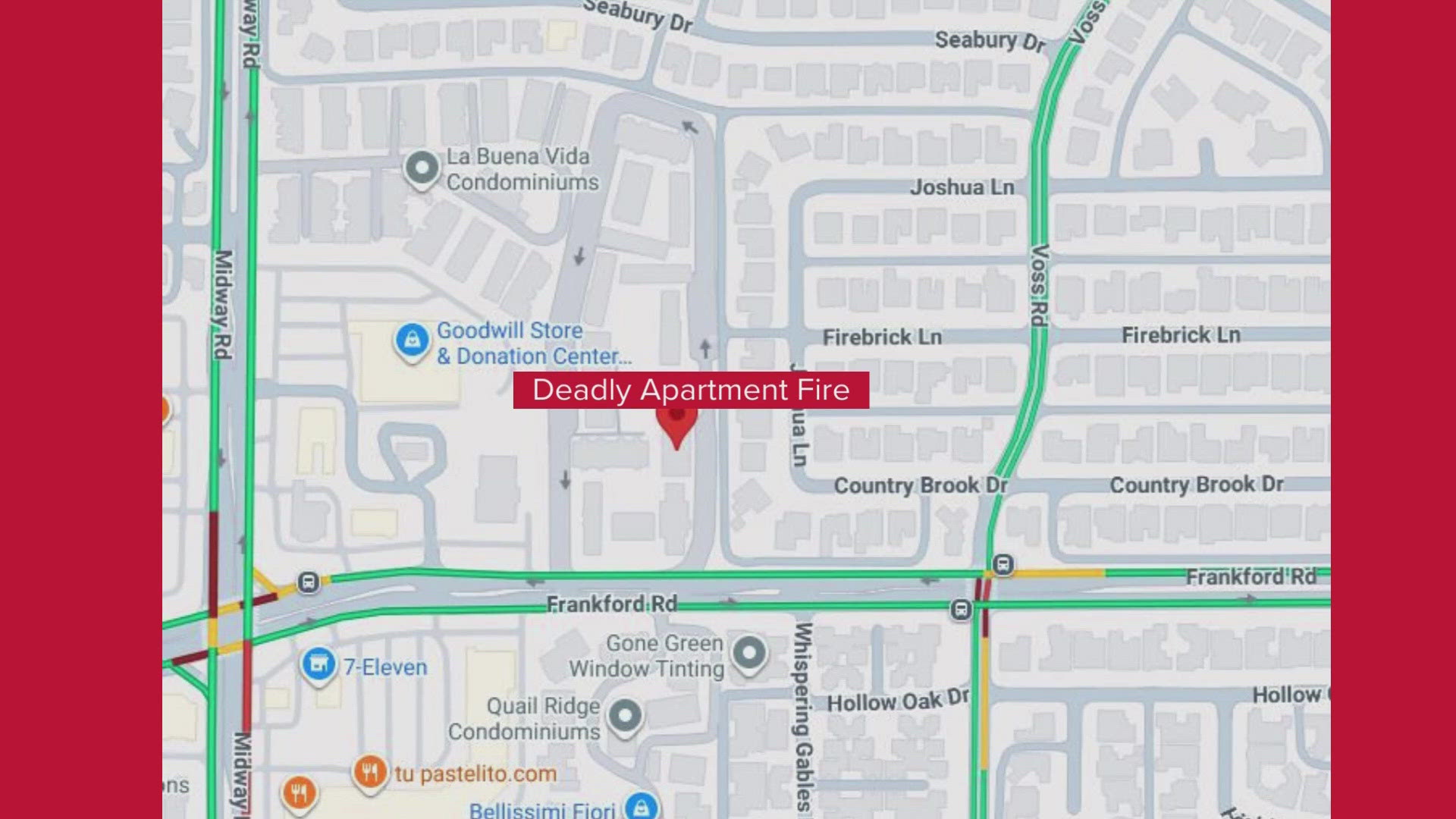 Two killed in apartment fire near Far North Dallas, officials say ...