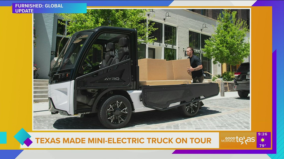 New, Texas Made Mini-Electric Utility Truck on Roadshow Tour | wfaa.com