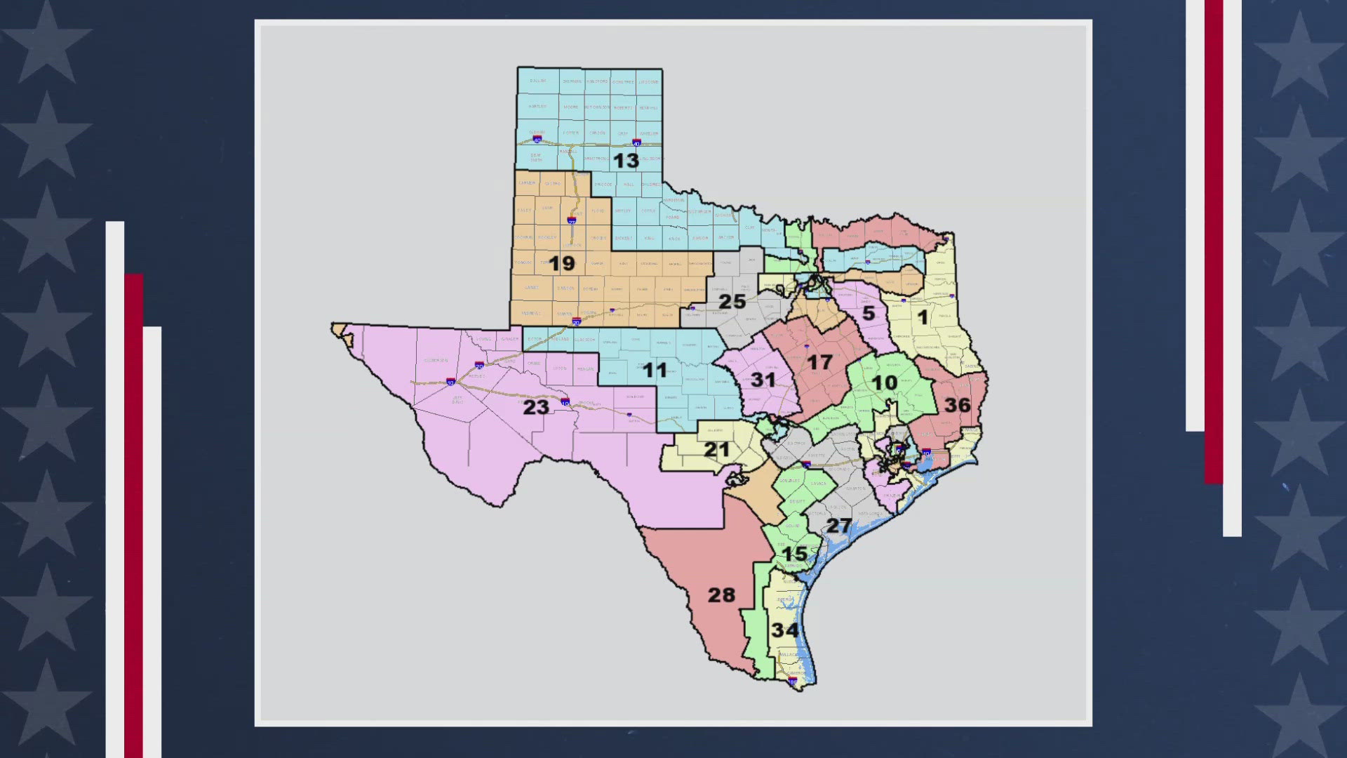 Proposed Texas Congressional map released | wfaa.com
