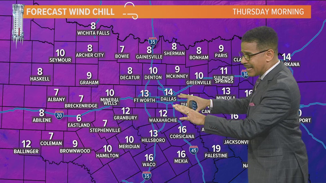 Weather forecast: Single-digit wind chills are coming! | wfaa.com