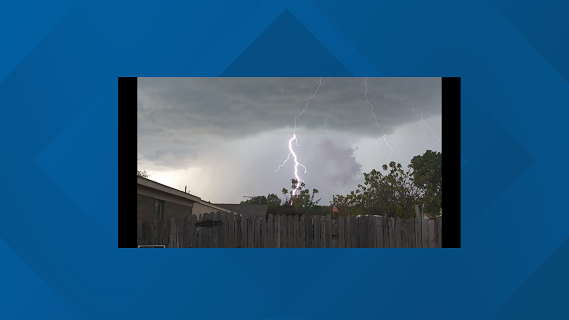 Lightning strikes and stormy weather Oct. 6, 2019 | wfaa.com