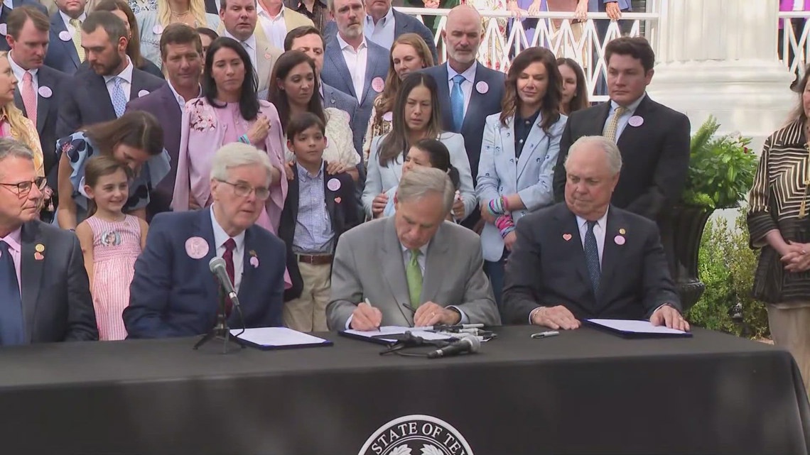 Texas Gov. Greg Abbott signs new legislation aimed at protecting children at summer camp | wfaa.com