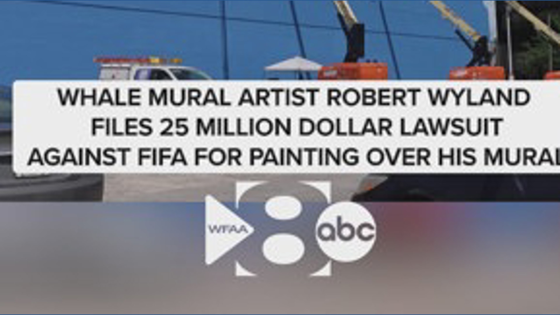The artist of Dallas' whale mural has filed a lawsuit | wfaa.com