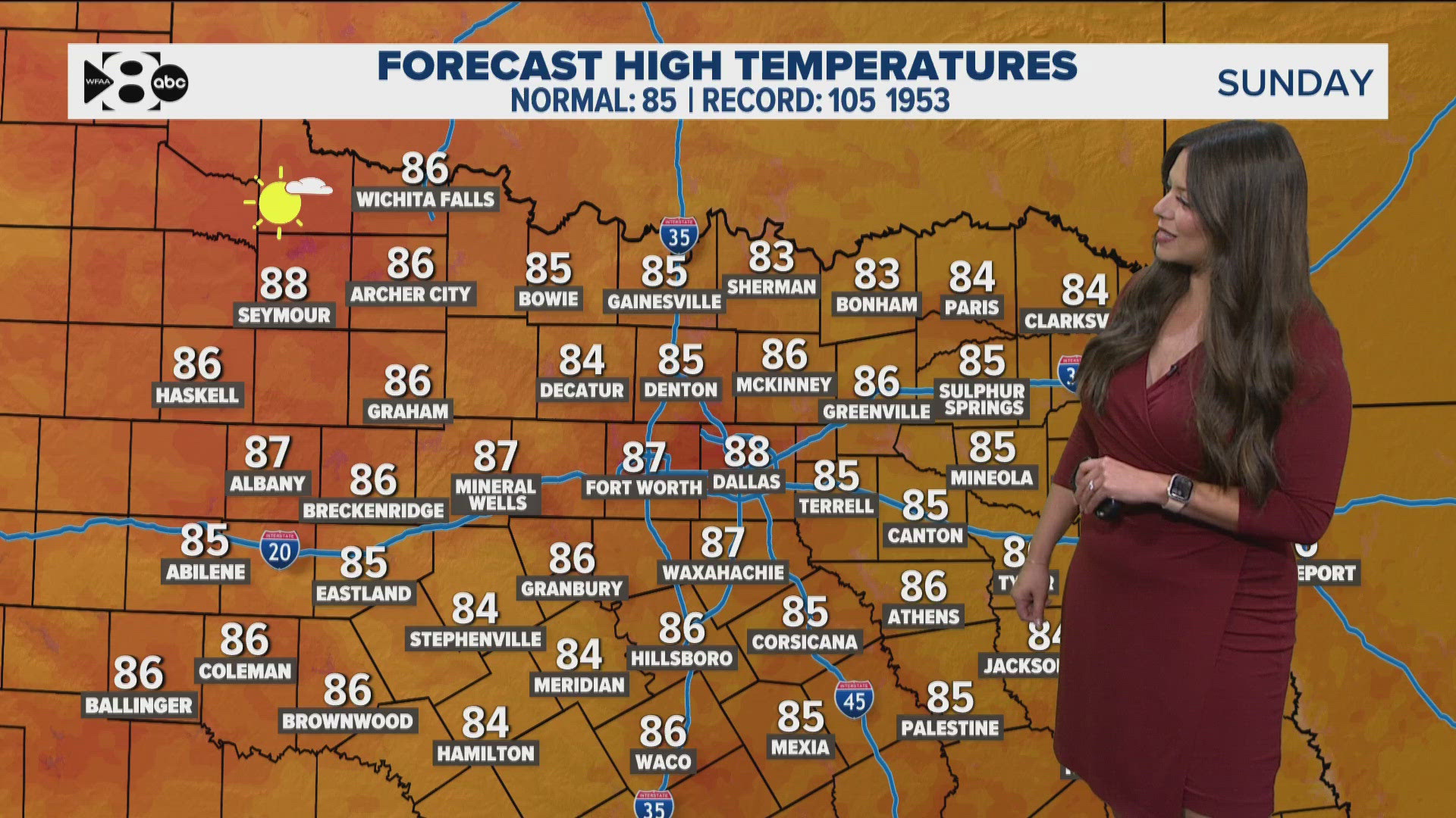 DFW Weather: Latest forecast, high temperatures, rain chances | wfaa.com