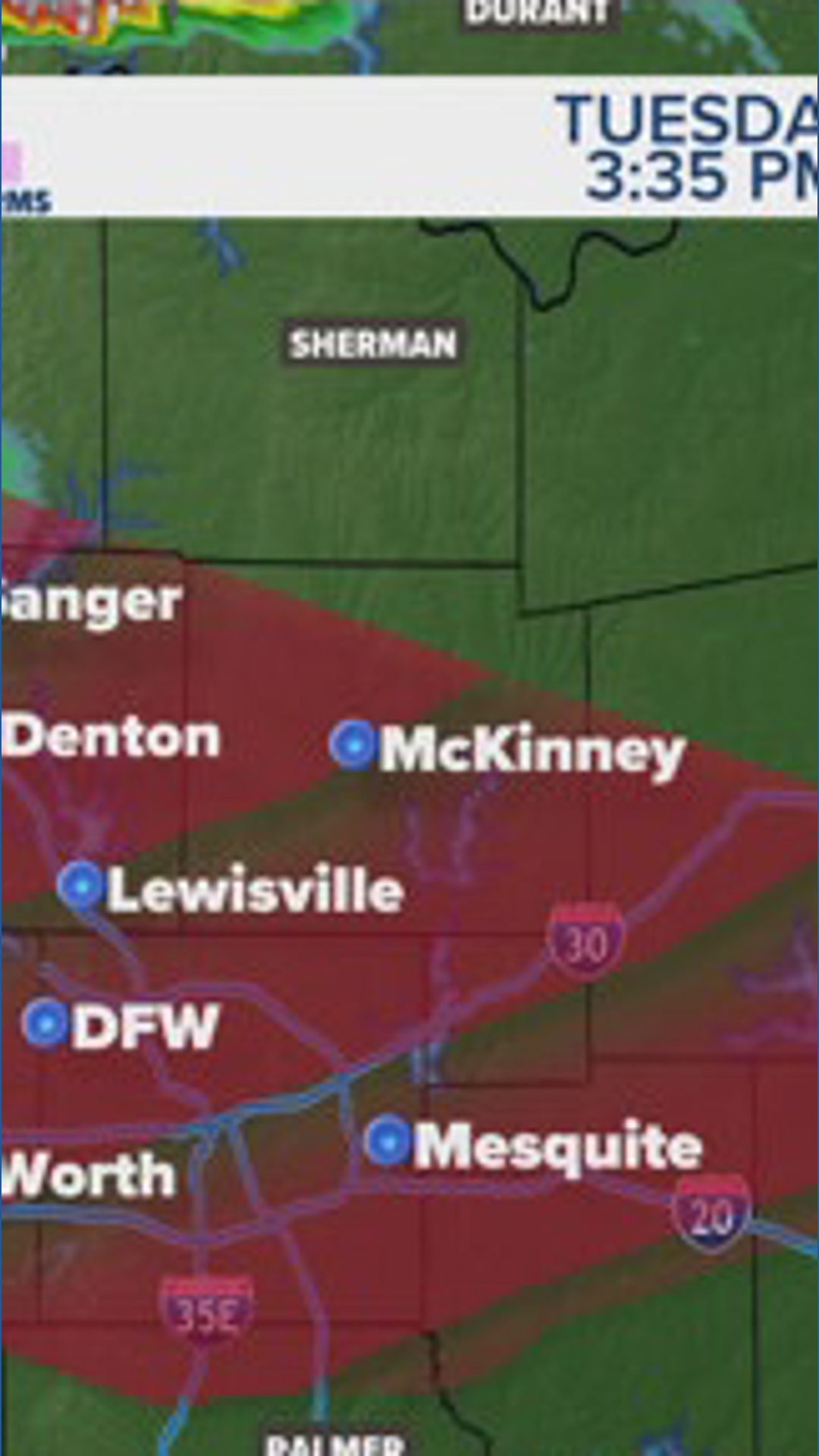 Timeline of storms across the DFW area | Weather Impact Alert | wfaa.com