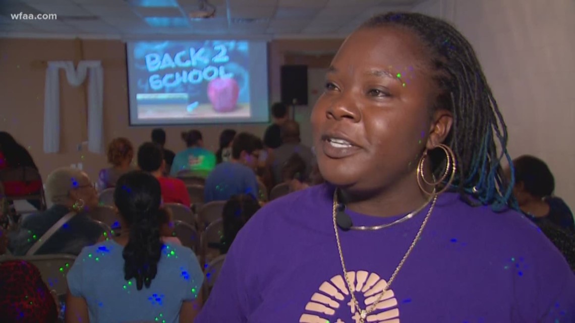 Rapper Lyrik leads back-to-school bash | wfaa.com